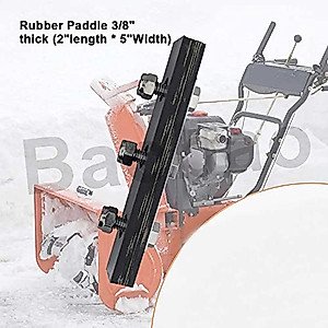Braveboy Universal Snow Blower Impeller Modification/Rubber Kit - 3/8" 3-Blade - for Modifies 2-Stage Machine