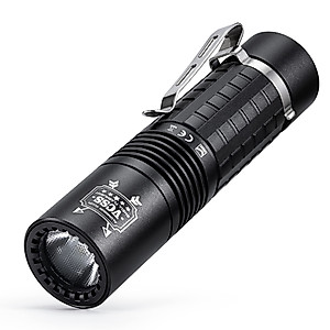VIPERADE LED Flashlights, Mini Flashlight, Ultra Bright, Powerful Rechargeable Flashlights, Durable Pocket Flashlight for Outdoor, Camping, Hiking and Emergency (MK8)