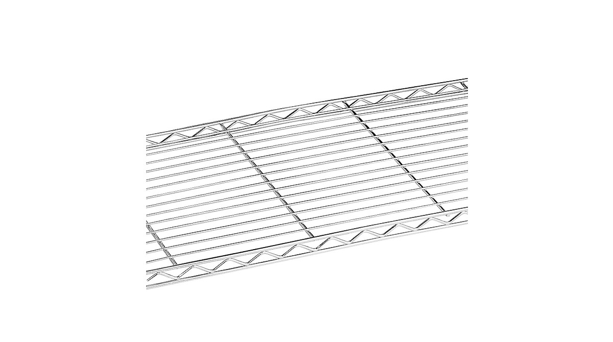 Whitmor Supreme Garment Rack with Adjustable Shelves & Wheels