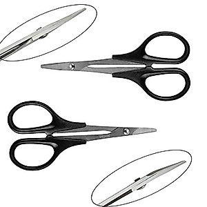 0-14mm Body Reamer Hole Puncher Straight Scissors and Curved Scissors Set Universal Tool for RC Car Body Shell Hobby Repair Tools