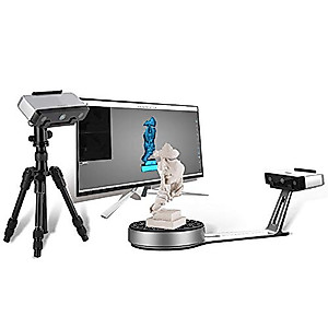 Shining3D [ EinScan-SP ] White Light Desktop 3D Scanner with Solid Edge SHINING3D Edition CAD Software, 0.05mm Accuracy, 4s Scan Speed, 1200mm Cubic Max Scan Volume, Fixed/Auto Scan Mode