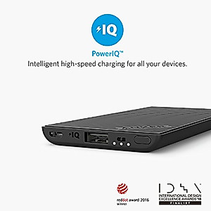 Anker PowerCore Slim 5000 Portable Charger, Ultra Slim 5000mAh External Battery with High-Speed Charging Technology, Pocket Friendly Power Bank, Perfectly Designed for Smartphones