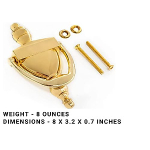 Everbilt 6-5/16 Inches Bright Brass Door Knocker