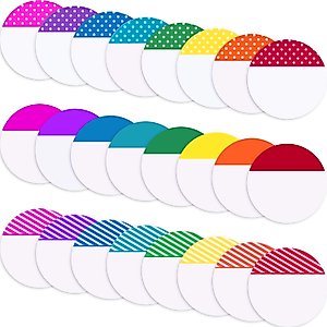 File Index Tabs Sticky Writable Flags for Labeling and Organizing Documents, Papers, Filing, Book, Folder (Style 6, 480 Pieces)