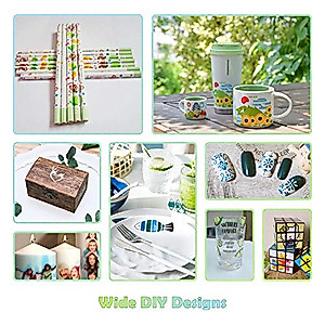 Koala Waterslide Decal Paper for Laser Printer - Clear Transparent - 25 Sheets Printable Water Slide Transfer Paper - 8.5x11 Inches