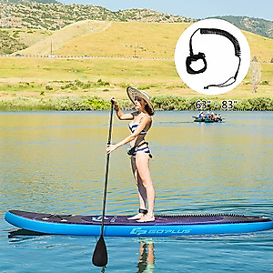 AUGESTER 10‘/10.5‘/11’ Inflatable Lightweight Stand up Paddle Board, Premium Yoga Board W/Durable SUP Accessories, with Fins, Carrying Bag, Non-Slip Deck, Adjustable Paddle & Hand Pump, Wide Stance