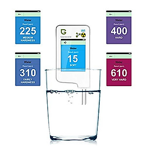 6 in 1 Greentest ECO 5F Food Nitrate Tester, High Accuracy Radiation Detector Geiger Counter Water Quality Meter TDS Hardness PPM Analyzer Dosimeter for Vegetable, Fruit, Meat, Fish, Water