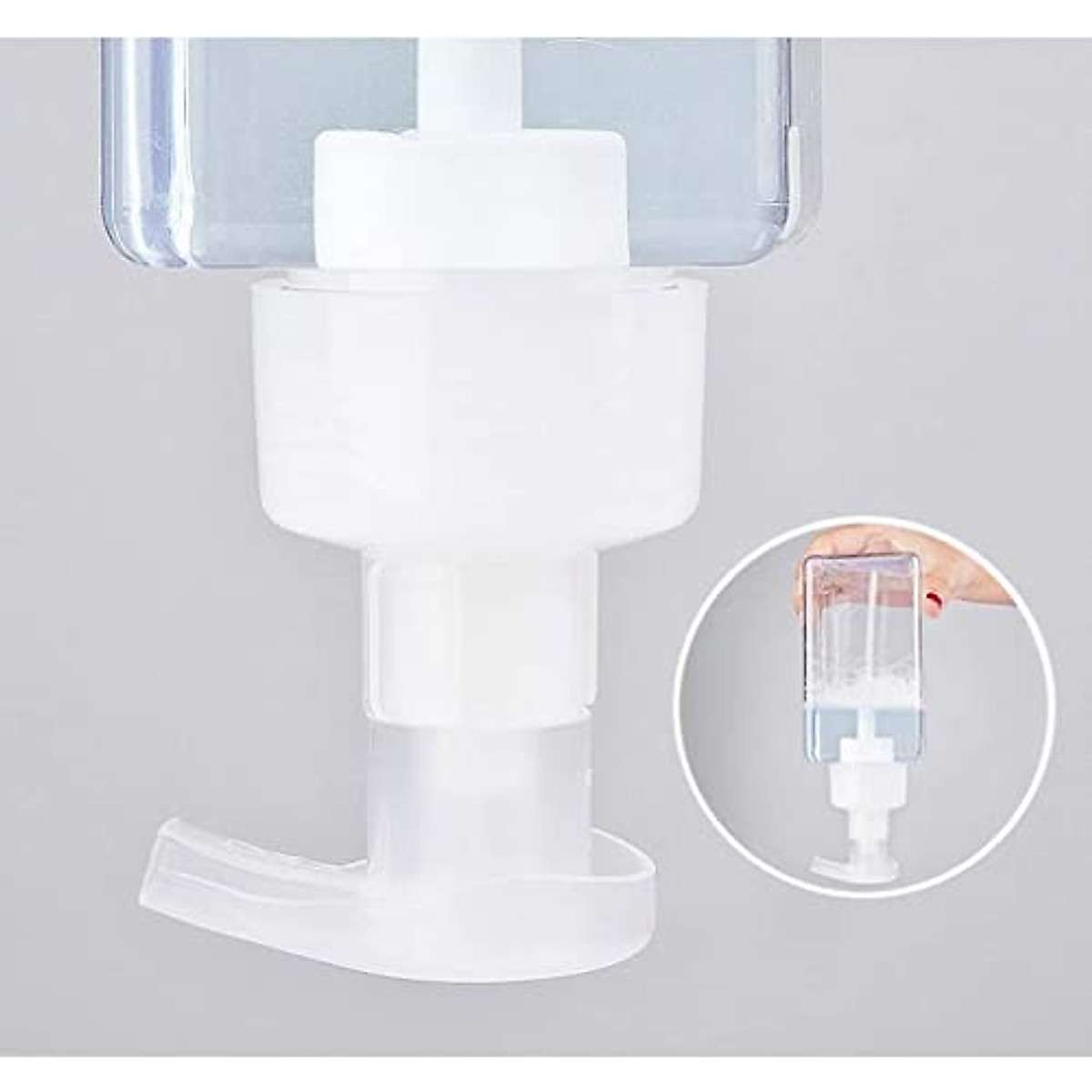 Soap Dispenser Soap Dispenser Pack of 2 Foaming Soap Dispenser Empty/Refillable Foaming Soap Pump Dispensers Square Bottles