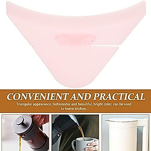 OSALADI Glass Tea Kettle Spout Cap 4 Pcs Kettle Dust Cover Glass Kettle Glass Electric Kettle Glass Coffee Pot Teapot Spout Cap Juice Spout Cover Teapot Mouth Cover Kettles Supply