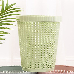 XDCHLK Garbage Baskets Kitchen Waste Bins Home Office Storage Bins Sorting Bins Cubes Garbage Containers (Color : Gray, Size : 15 * 21 * 25cm)