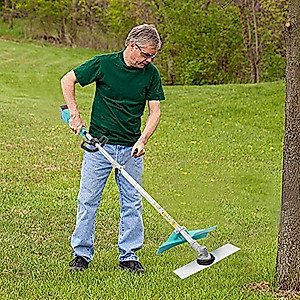 Cordless Electric Lawn Trimmer, Multifunctional 24V 1300W Lawn Mower Garden Strimmer Grass Cutter Brushless Motor for Green Belts, Parks, Farms, Backyard