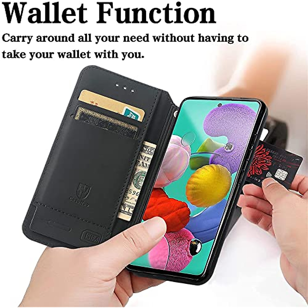 MTQLX for Samsung Galaxy S9 Plus Wallet Case,Premium Luxury PU Leather Flip Protective Wallet Case Cover with Card Slots and Kickstand,for Samsung Galaxy S9 Plus-(KSL-3)
