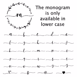 Personalized Return Address Labels Monogram - High Gloss Custom Mailing Labels on Sheets - Self-Adhesive Return Stickers for Envelopes with Crisp Printing Design (Large Labels White)
