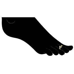 ritastephens 14k Solid Yellow Gold Shiny High Polished Adjustable Ring or Toe Ring