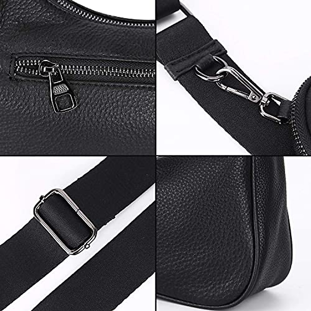 YALUXE Leather-Crossbody-Bags-for-Women Fashion Shoulder Handbag with Coin Purse