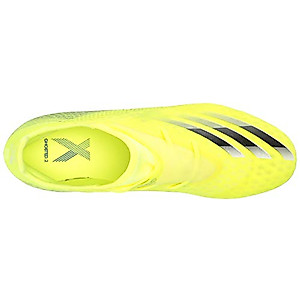 adidas Men's X GHOSTED.2 Soccer Shoe, Solar Yellow/White/Team Royal Blue, 11.5