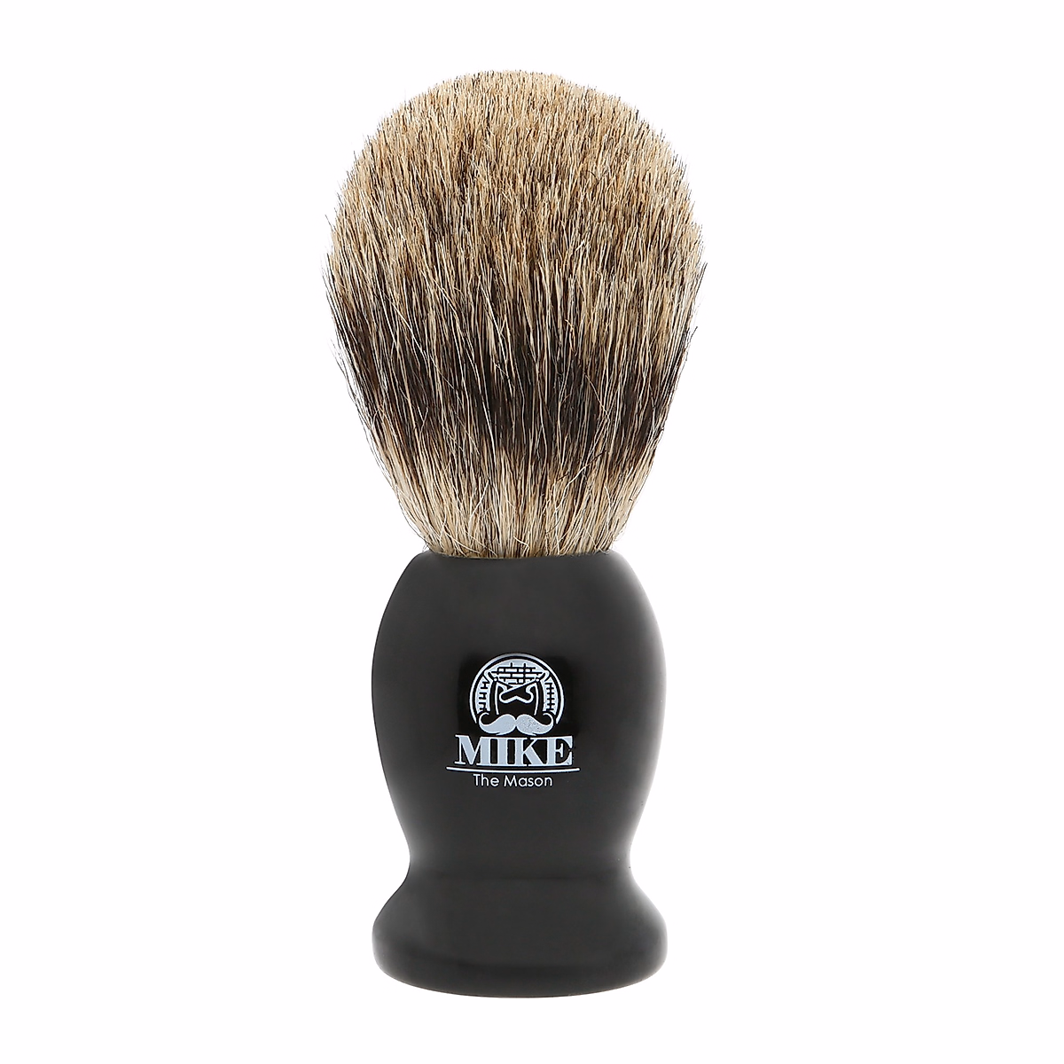 Complete Wet Shave Kit | Mike the Mason | Gift Set Includes: Hawk Safety Razor, Pure 100% Badger Hair Brush, Organic Honey Oatmeal Shave Bar, Nick Brick, 5 Premium Mens Blades, and a Razor Stand