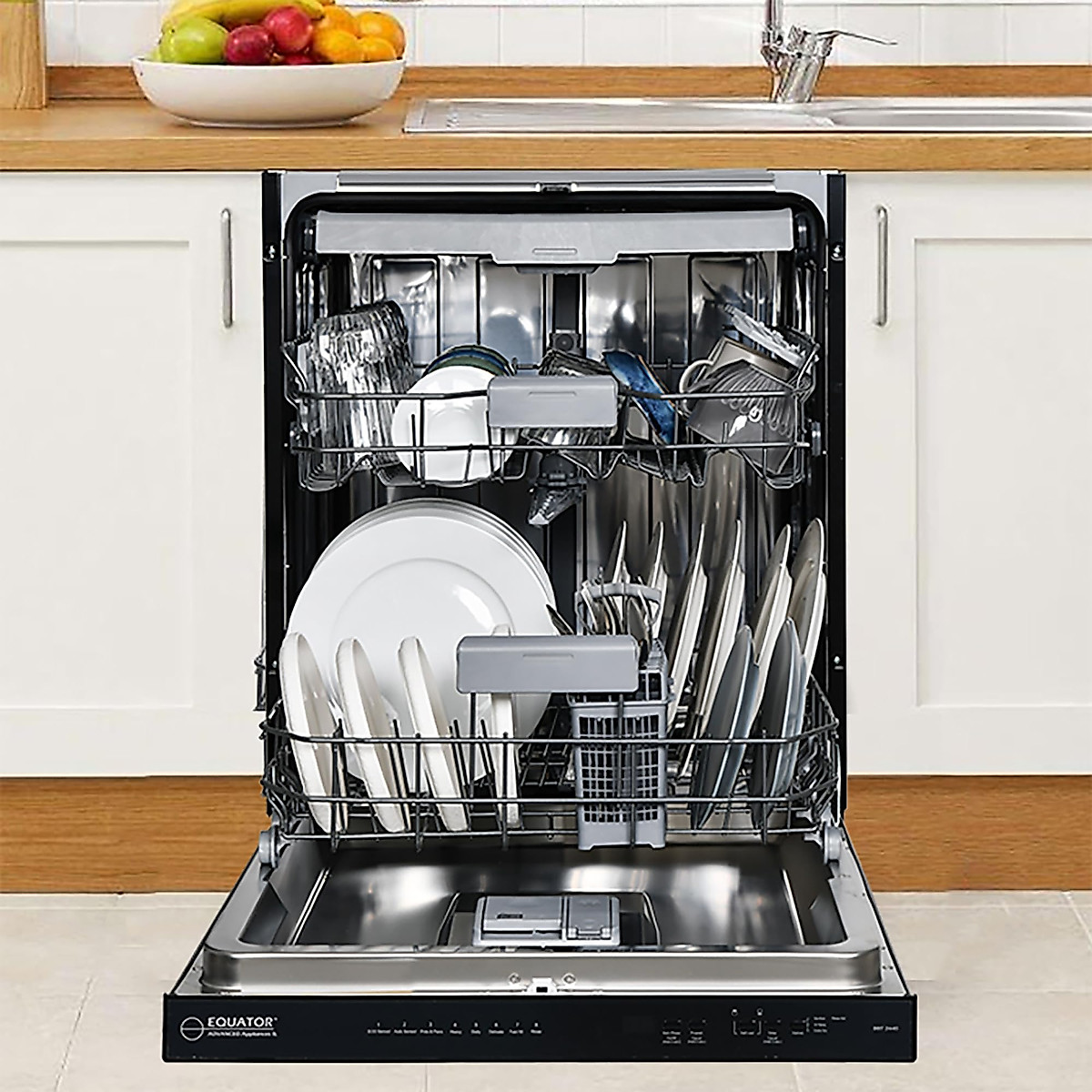 Equator 24 in Dishwasher Top Control 3 Rack 15 place 3.4g QUIET 51 dB 110V EStar in Black