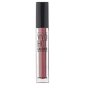 Maybelline New York Color Sensational Vivid Hot Lacquer Lip Gloss, Too Cute, 0.17 fl. oz.