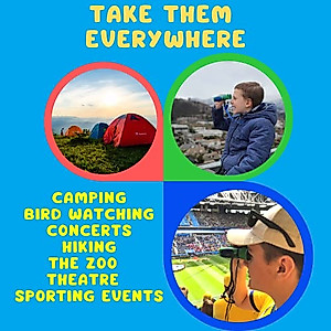 Binoculars for Kids 8x21 High-Resolution - Kids Binoculars Gift Set for Boys & Girls, Shockproof & Compact for Bird Watching, Travel, Hiking, Camping, Hunting, Children Outdoor Gear