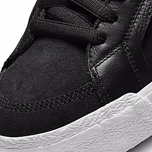 Nike Men's SB Zoom Blazer Mid Shoe, Black/White, 10 M US