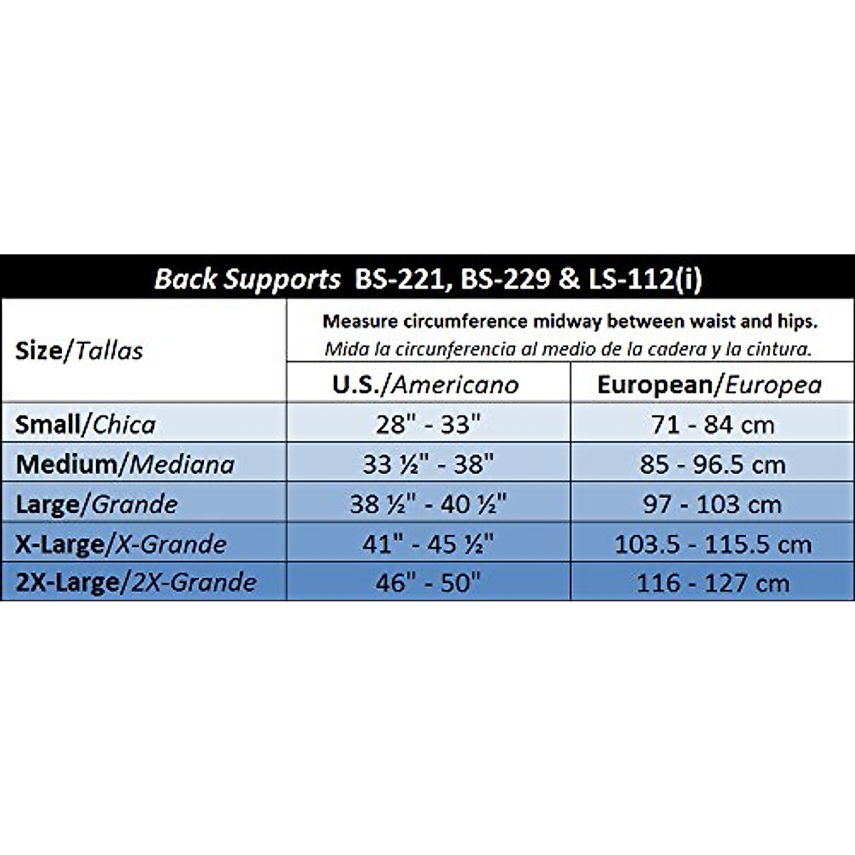 ITA-MED Breathable Elastic Back & Abdominal Support Brace – Unisex, 8” Wide, White, Large