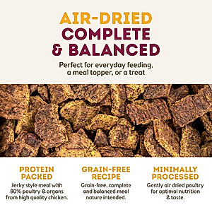 Only Natural Pet MaxMeat Holistic Air Dried Dry Dog Food - All Natural, High Protein, Grain Free and Limited Ingredient - Made with Real Meat - Chicken with Pumpkin & Parsley 2 lb (Pack of 2)