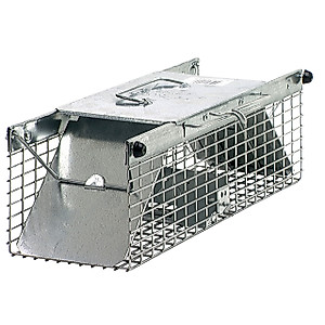 Havahart 1025 Small 2-Door Humane Catch and Release Live Animal Trap for Squirrels, Chipmunks, Rats, Weasels, and Small Animals