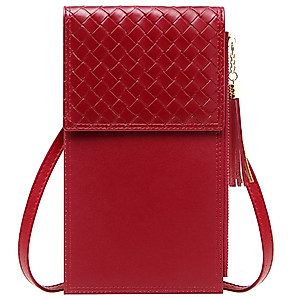 Badiya Small Crossbody Bag Cell phone Wallet Purse with Credit Card Holder for Women Bracelet Wristlet