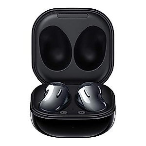Samsung Galaxy Buds Live (ANC) Active Noise Cancelling TWS Open Type Wireless Bluetooth 5.0 Earbuds for iOS & Android, 12mm Drivers, International Model - SM-R180 (Mystic Black)