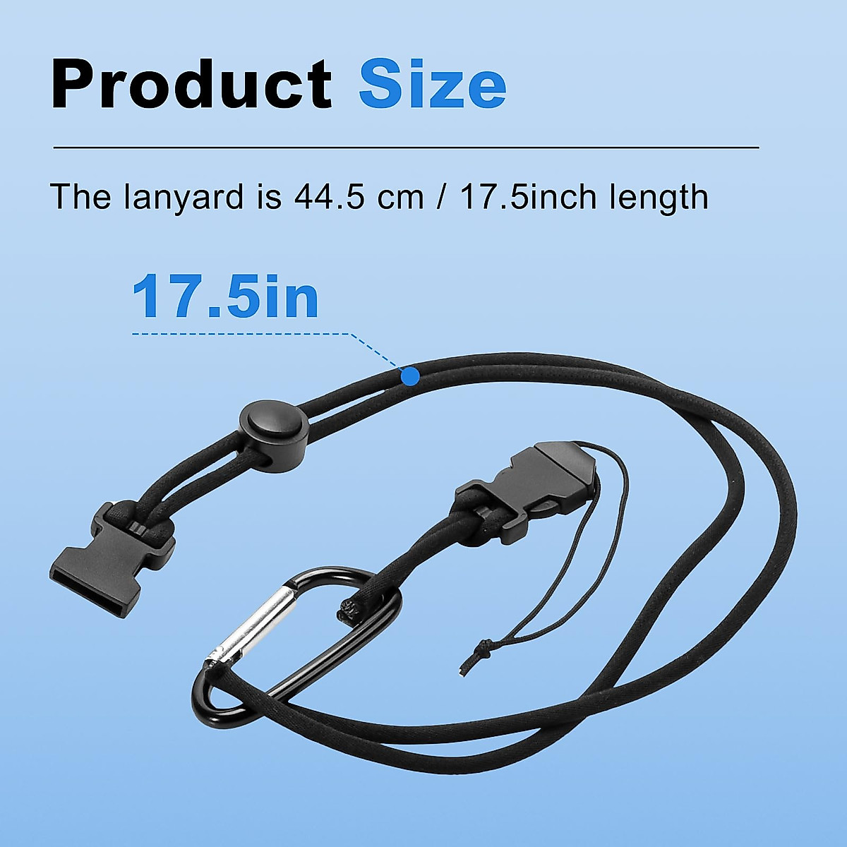 Shuisen 2390800 Remote Trolling Motor Lanyard with Carabineer Compatible with Minn Kota I-Pilot Remote I-Pilot 1.6/3.0 Replacement for Ipilot Link Remote