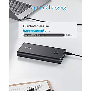 Anker PowerCore+ 26800mAh PD 45W with 60W PD Charger, Power Delivery Portable Charger Bundle for USB C MacBook Air/Pro/Dell XPS, iPad Pro, iPhone 14/13/12 Series, and More