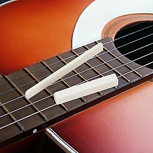 Blisstime 1 Set of Classical Guitar Buffalo Bone Saddle and Nut Premium Quality