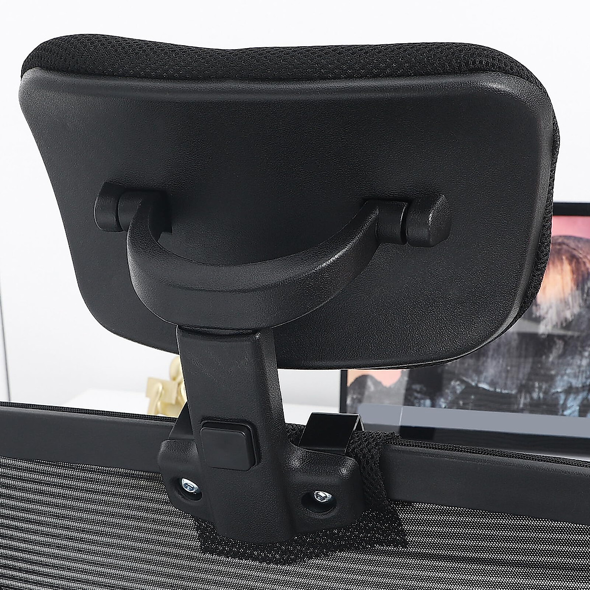 Healeved Chair Head Pillow Computer Chair Head Cushion Lift Chair Headrest Retrofit Chair Head Cushion Adjustable Office Chair Accessory