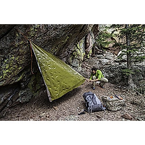 Survive Outdoors Longer Heavy Duty Emergency Blanket, 5 x 8 ft Green