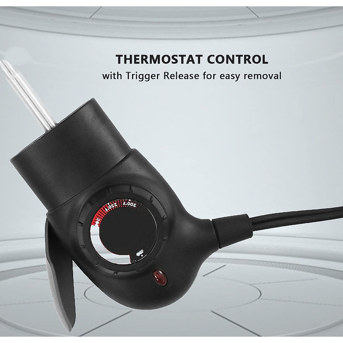 Nonstick Extra Deep Electric Skillet - with Glass Vented Lid, Adjustable Temperature, Serves 6 to 8 people (10.5Qt.)