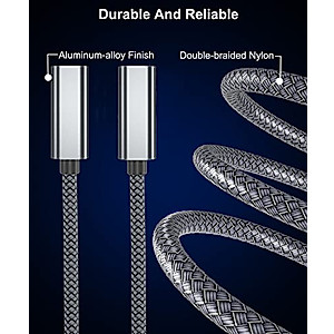 Elebase USB Male to Double USB C Female Adapter,Type A Charger Cable Dual Two 2 Splitter for MagSafe,Apple Watch iWatch Series 7,AirPods,iPhone 11 12 13 Pro 14 Max,SE,iPad 8 9 10 Air 4 5 Mini 6