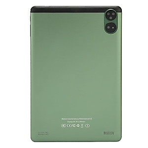 Airshi 10.1 Inch Tablet, Octa Core Processor 5GWIFI 6GB RAM 128GB ROM Tablet PC Dual Speakers FHD Screen for Learning for Work (Green)