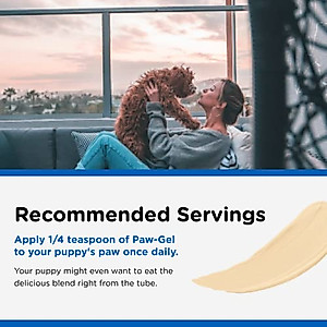 Nutri-Vet Puppy-Vite Paw Gel for Dogs | Liver Flavored Paw Gel | 3 Ounces