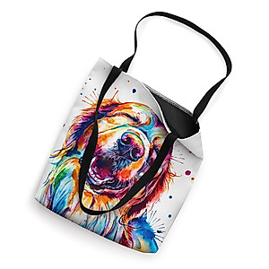 Smiling Golden Retriever Tote Bag