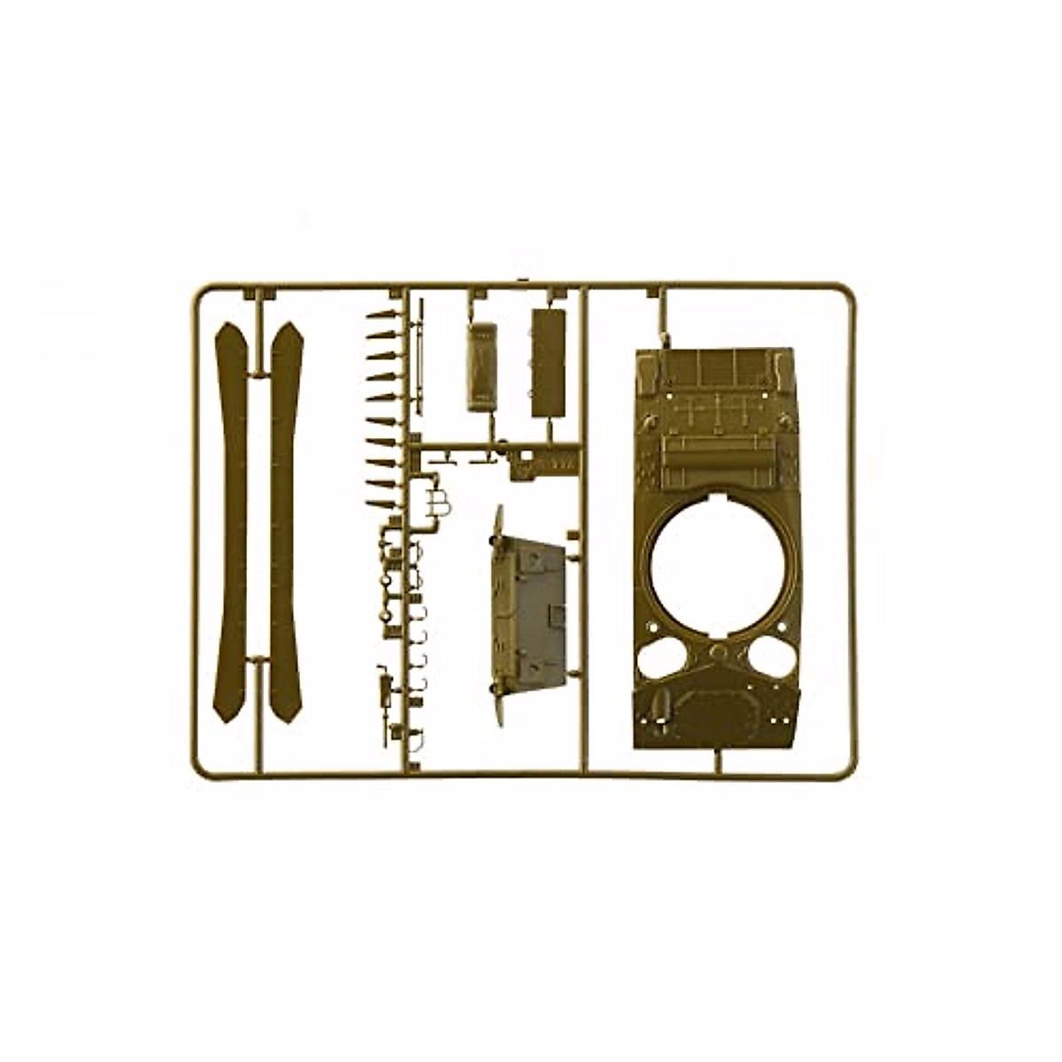 Italeri 6587 M-24 Chaffe Korean War, 1:35 Scale Plastic Model Kit, Plastic Model Assembly, Model Making, Military Vehicles, Green