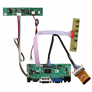 VSDISPLAY HD-MI DVI VGA Audio Controller Board for 23" LTM230HT05 27" LTM270HT03 1920X1080 LCD Screen