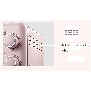 Tabletop Electric Oven 11L Mini Oven Adjustable Temperature 60-230 ℃ and 30 Minutes Timer Multifunctional Household Baking Electric Oven