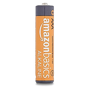 Amazon Basics 20 Pack AAA High-Performance Alkaline Batteries, 10-Year Shelf Life, Easy to Open Value Pack
