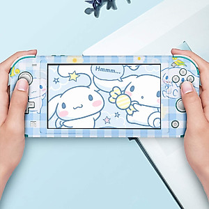 DLseego Switch Lite Skin Pretty Pattern Full Wrap Skin Protective Film Sticker Design for Nintendo Switch Lite- Blue Dog