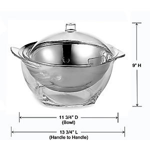 Prodyne IC-30 ICED Salad Bowl, 4 Qt, Off-white