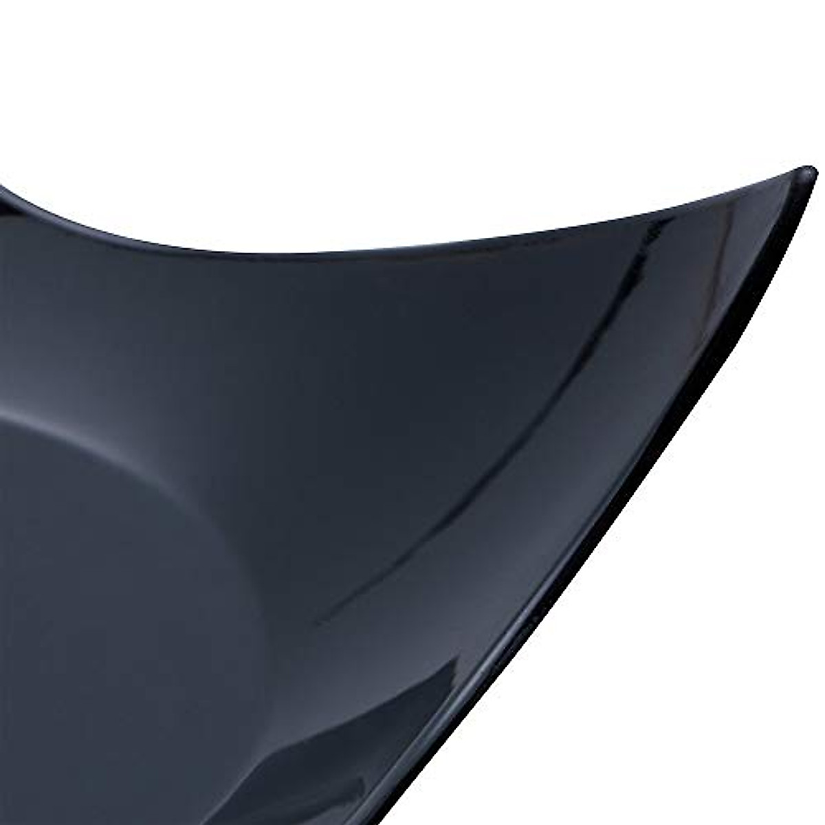 Fineline Settings Disposable Plastic Sample Plates-2.75" | Black | Tiny Temptations | Pack of 10 Trays