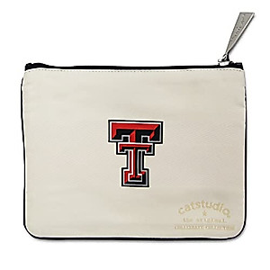Catstudio Texas Tech University Collegiate Zipper Pouch Purse | Holds Your Phone, Coins, Pencils, Makeup, Dog Treats, & Tech Tools