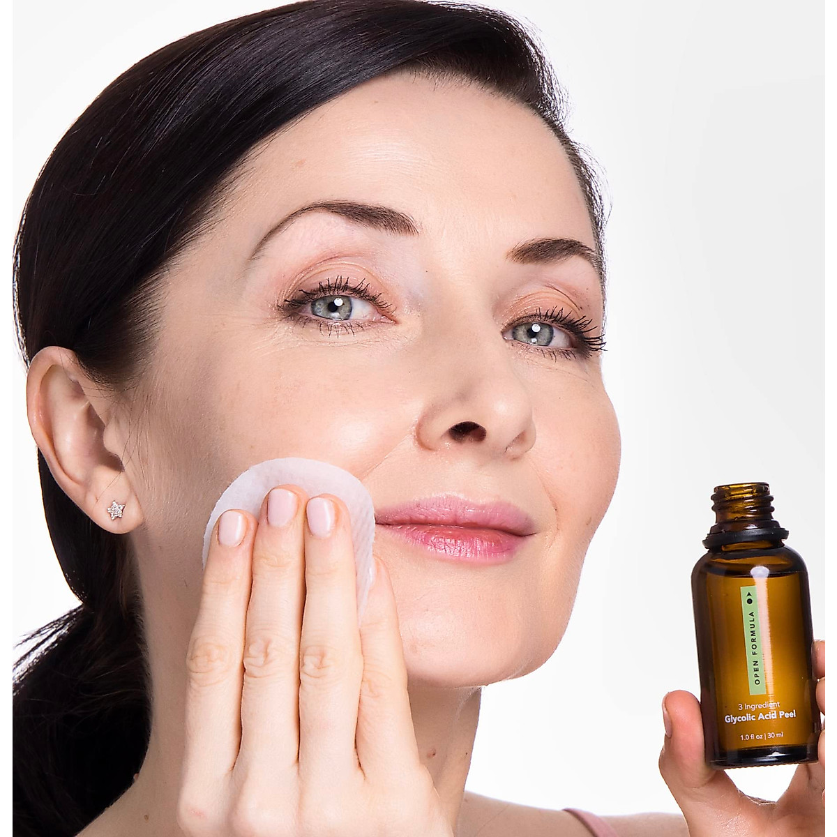 Open Formula Glycolic Acid 20% Peel Serum - Exfoliates, Brightens, Reduces Dark Spots