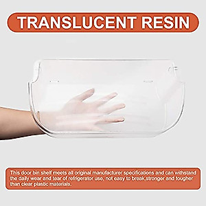 UPGRADE 240356402 Refrigerator Door Bin Replacement Part, Compatible with Frigidaire Refrigerator Door Shelf LFSS2612TF0 FFSS2615TS0 FGHS2631PF4A FGHS2655PF LGUS2642LF1 LFSS2612TE0 Door Bin(2-Pack)